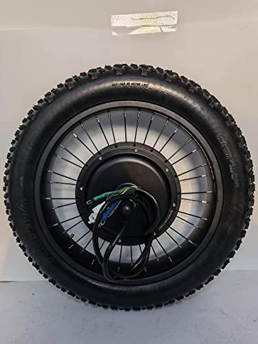 NBPOWER 20inch *4.0 3000W Electric Fat Bike Conversion kit with tire, Sabvoton Programmable Controller, TFT UKC1 Color Display, 7- Speed Freewheel, and Twist Throttle (with Color TFT Display)