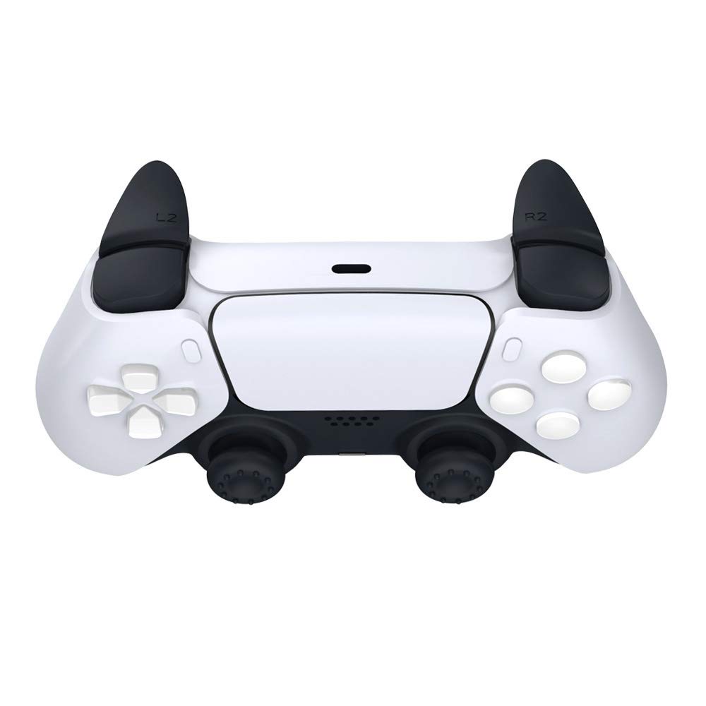 Replacement Trigger Extenders with Thumb Grips kit for PS5 Controller Gamepad