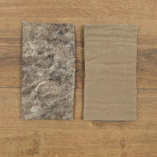 Mohawk Home 8' x 10' Non Slip Rug Pad Gripper 1/2 Thick Dual Surface Felt + Rubber Gripper - Safe for All Floors