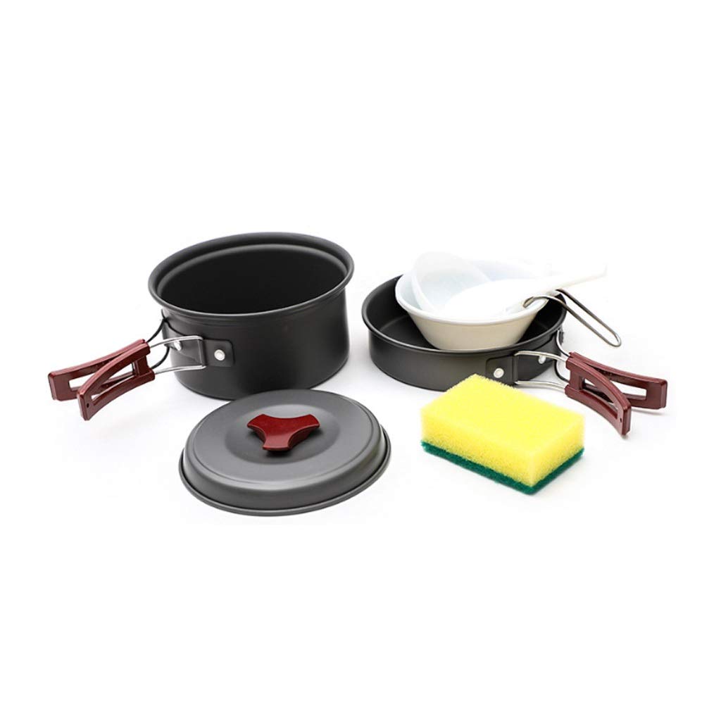 YFDM Camping Tableware Picnic Set Travel Tableware Outdoor Kitchen Cooking Set Camping Cookware Hiking Utenils Cutlery