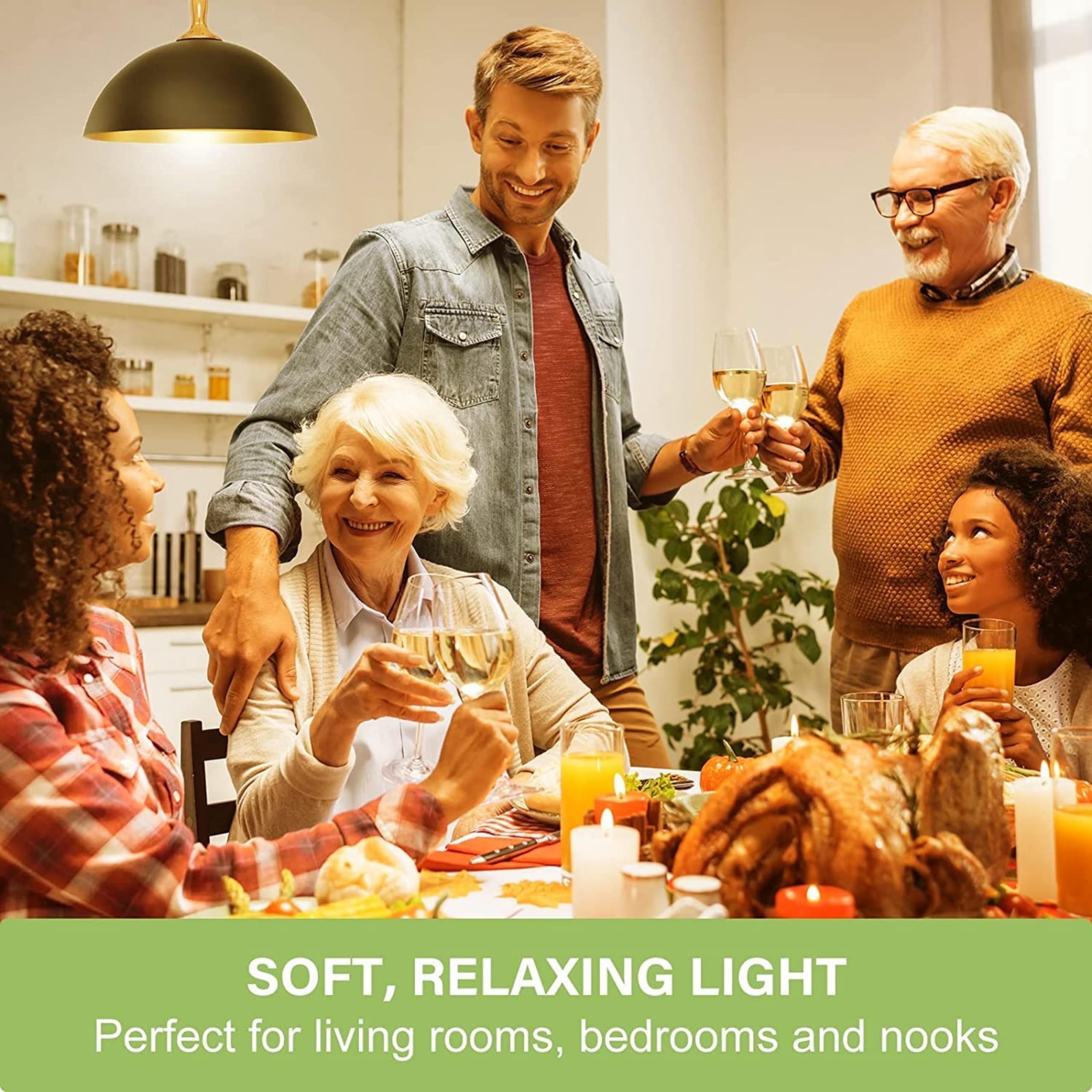 Sigalux A19 LED Light Bulb Energy Star Certified, 75 Watt Equivalent, Dimmable LED Bulb Soft White 2700K 1100LM 11.5W, E26 Standard Led Bulbs, UL Listed, 6 Pack