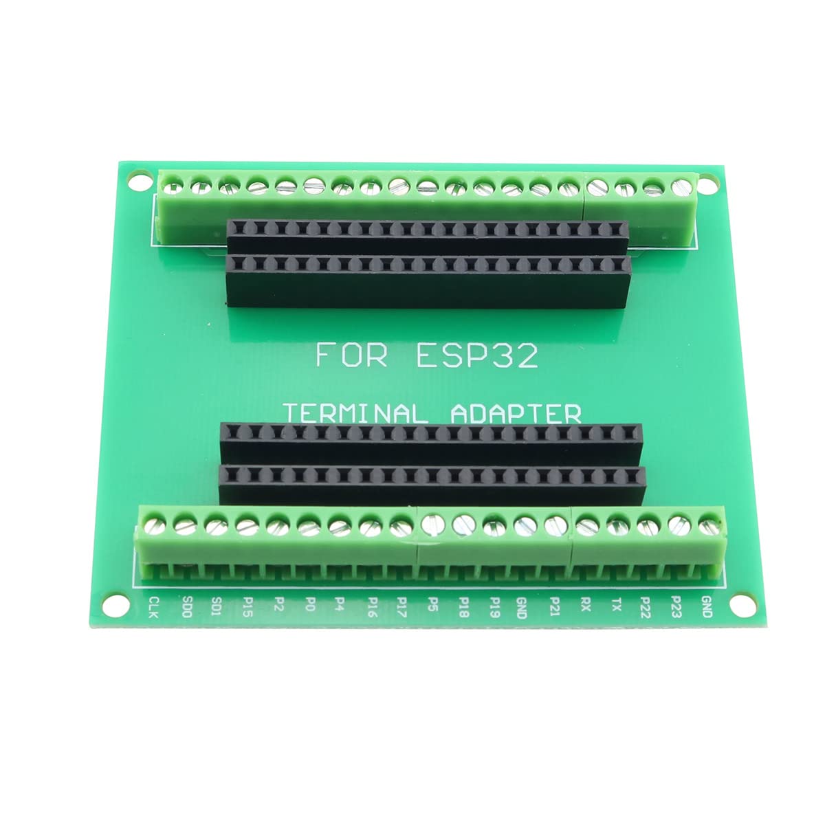 ZCZQC 2pcs ESP32 Breakout Board GPIO 1 into 2 for 38PIN, Double-Layer PCB, Has Been Soldered Completely, ESP32 Development Board