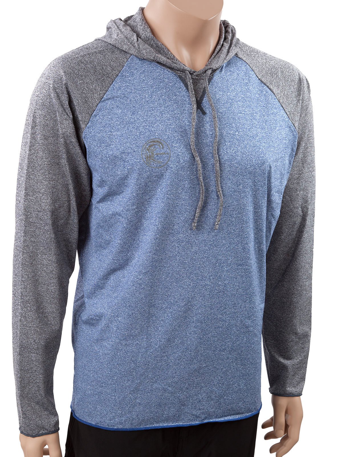 O'Neill Mens 24/7 Hybrid No Zip Hoodie King 2X Navy/Graphite (4880IS)