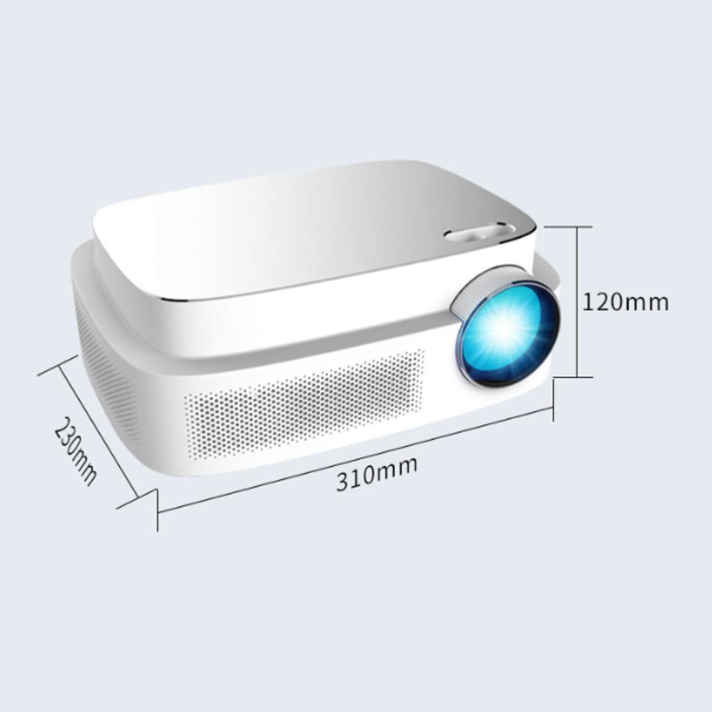 ZYZMH Mini Projector,Portable Projector, for Home Theater 1080P Full HD Home Cinema Projector