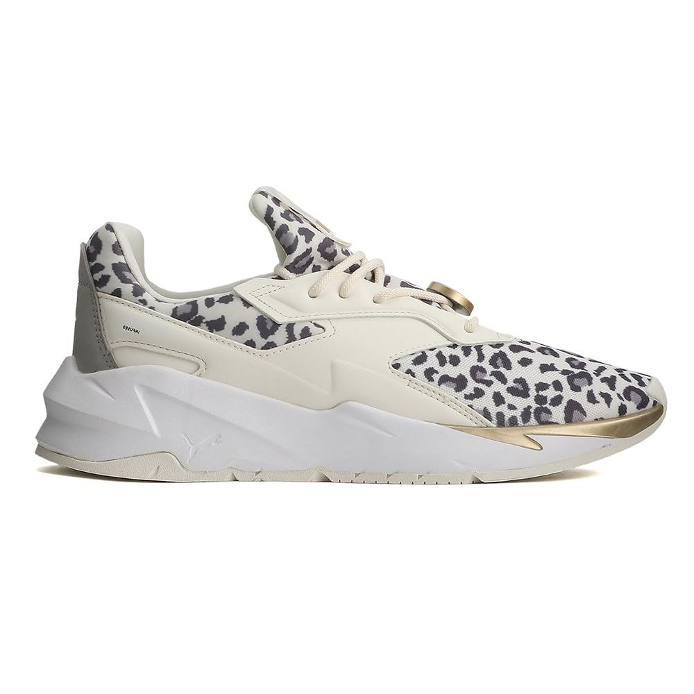 PUMA Fier Nitro Leopard Marshmallow/Castlerock/Puma Team Gold 9 B (M)