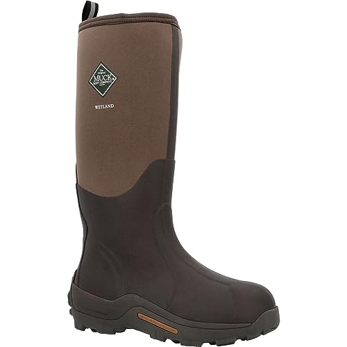 Muck Boot Muck Wetland Rubber Premium Men's Field Boots,Bark,Men's 6 M/Women's 7 M