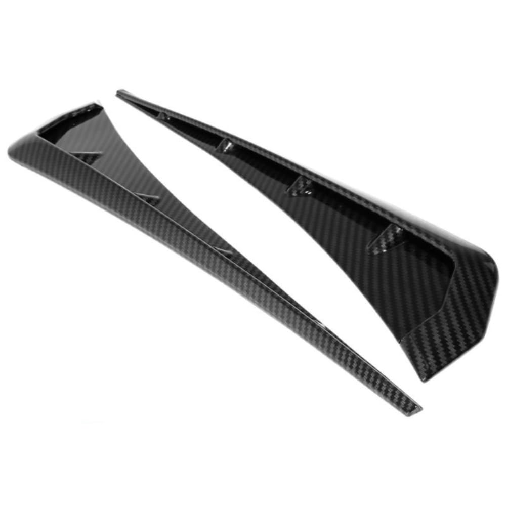 Meneonrs Fits 10th Gen Front Fender Side Vents Carbon Fiber Print Black Carbon Fiber Dip (Gloss/Smooth Finish ABS Plastic - Acrylonitrile Butadiene Styrene