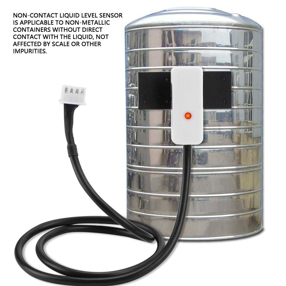 Non Contact Liquid Level Sensor Contactless Water Tank Water Level Sensor for Tank Water Level Control PNP/NPN(XKC-Y26-NPN)