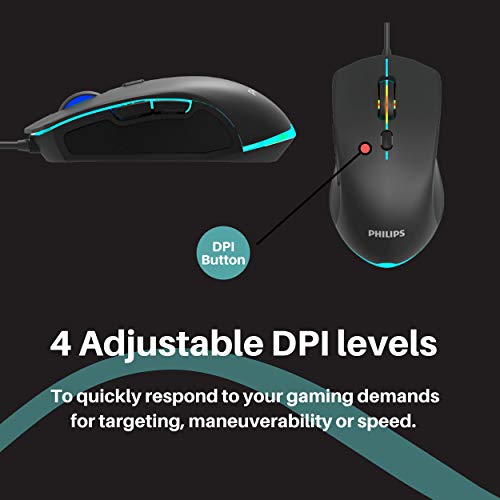 PHILIPS SPK9404 RGB Gaming Mouse