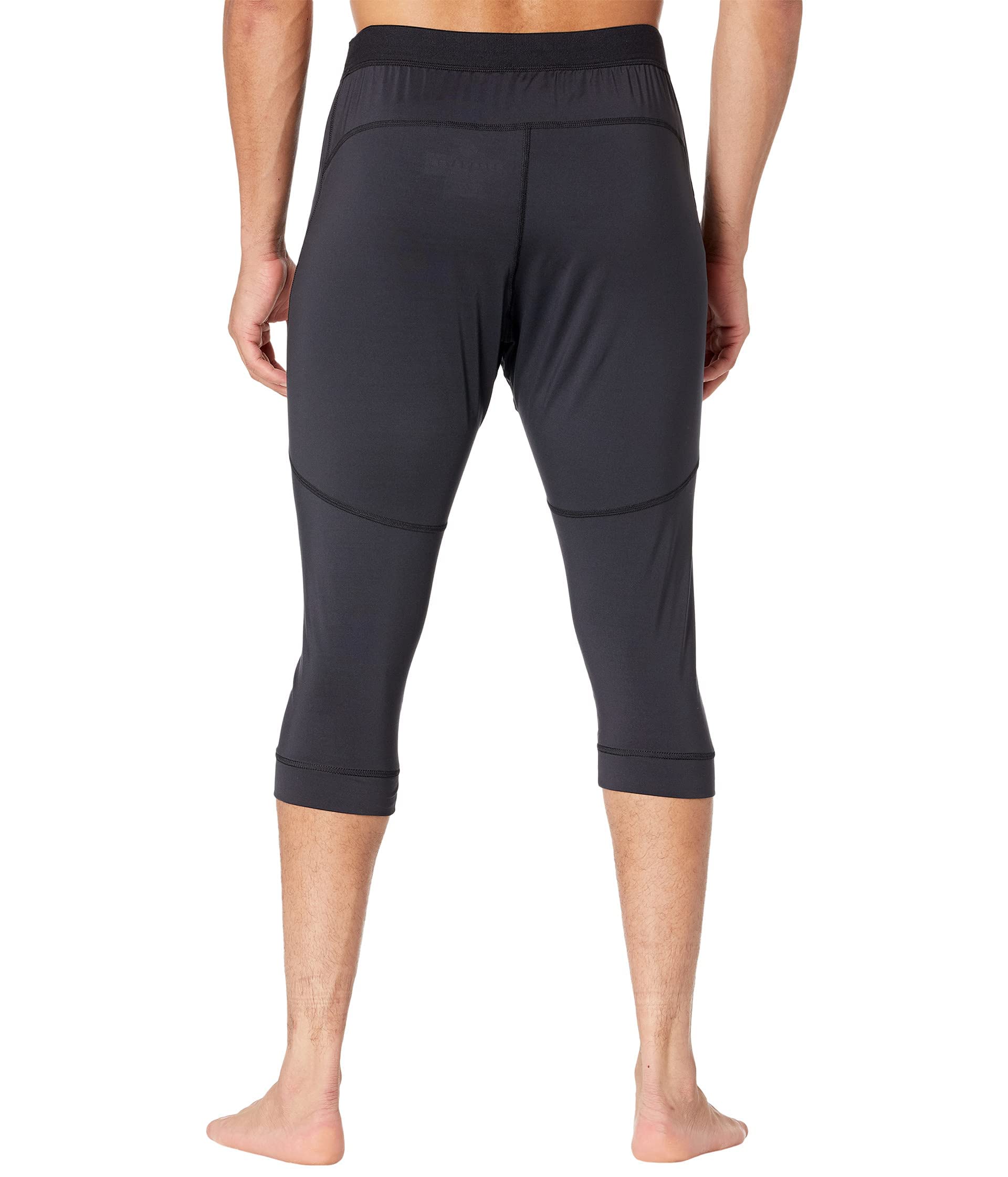 Obermeyer Mens Lean Crop Baselayer Botto, Black, Large