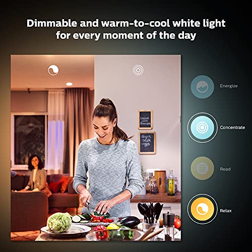 Philips Hue White & Color Ambiance BR30 LED Smart Bulb, Bluetooth & Zigbee Compatible (Hue Hub Optional), Works with Alexa & Google Assistant, Old Version, 1 Bulb