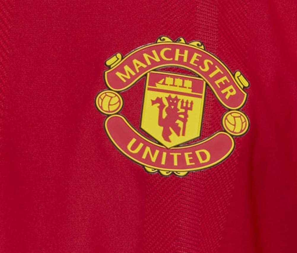 Ronaldo #7 Men's Man United Home Authentic Soccer Jersey 2021/22 (X-Large) Red