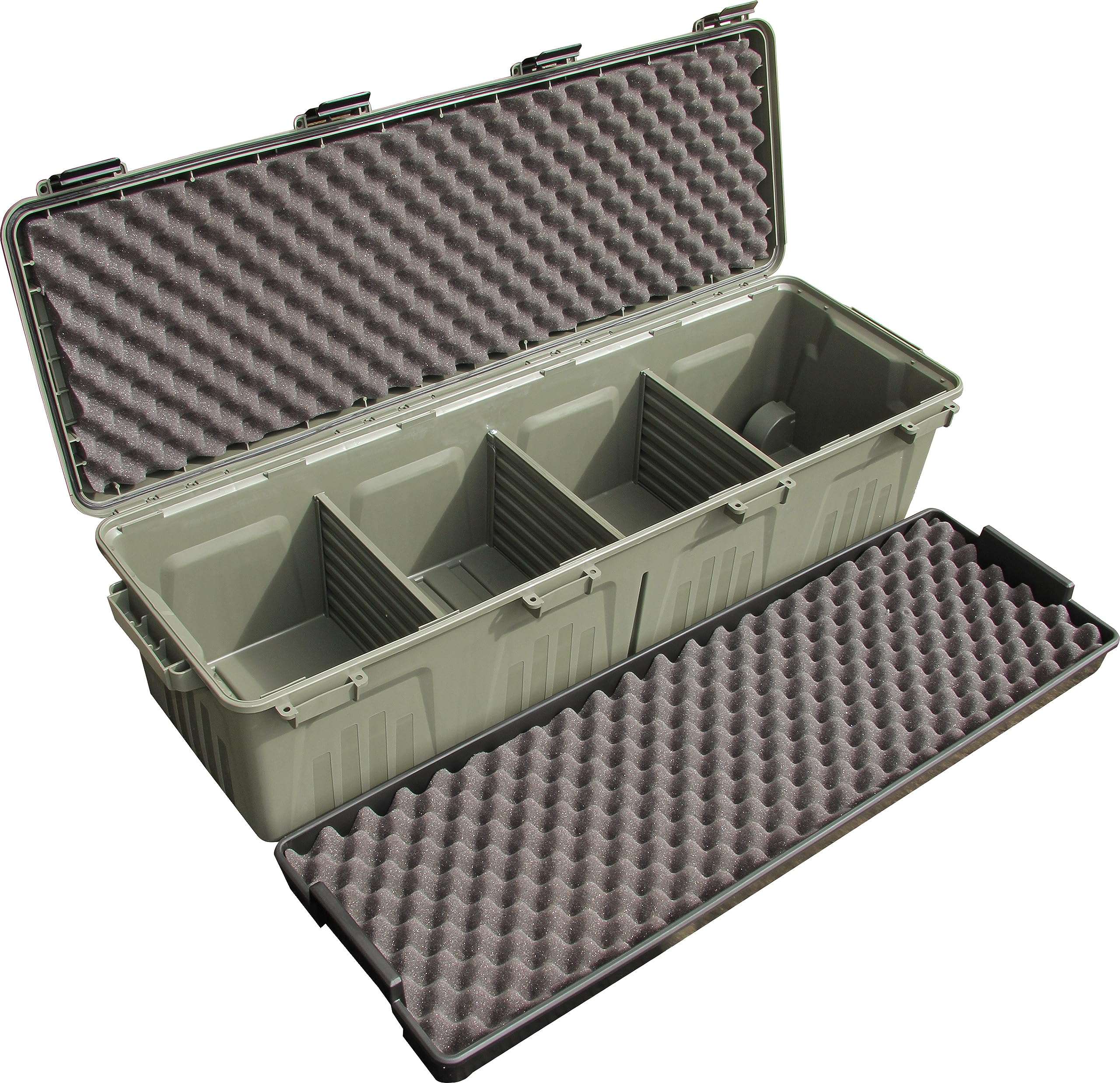 MTM TRC39 - Tactical Rifle Crate, Water-Resistant o-Ring Sealed, Four Strong snap latches, USA Made, Army Green