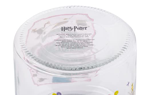 Silver Buffalo Harry Potter Honeydukes Treats Glass Jar with Lid, 6 Inches