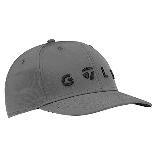 TaylorMade Golf Standard Lifestyle Logo Hat, Charcoal, Medium