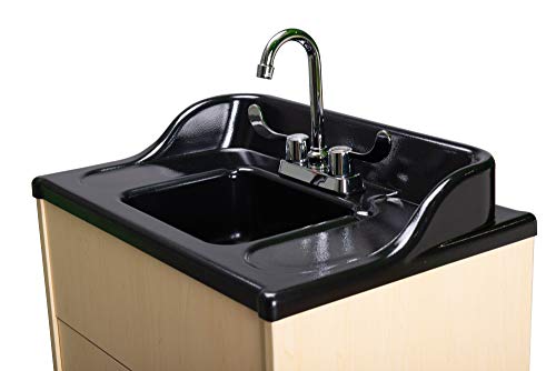 Waterworks Concession Sinks Premier Portable Handwashing Station with Hot Water - Maple