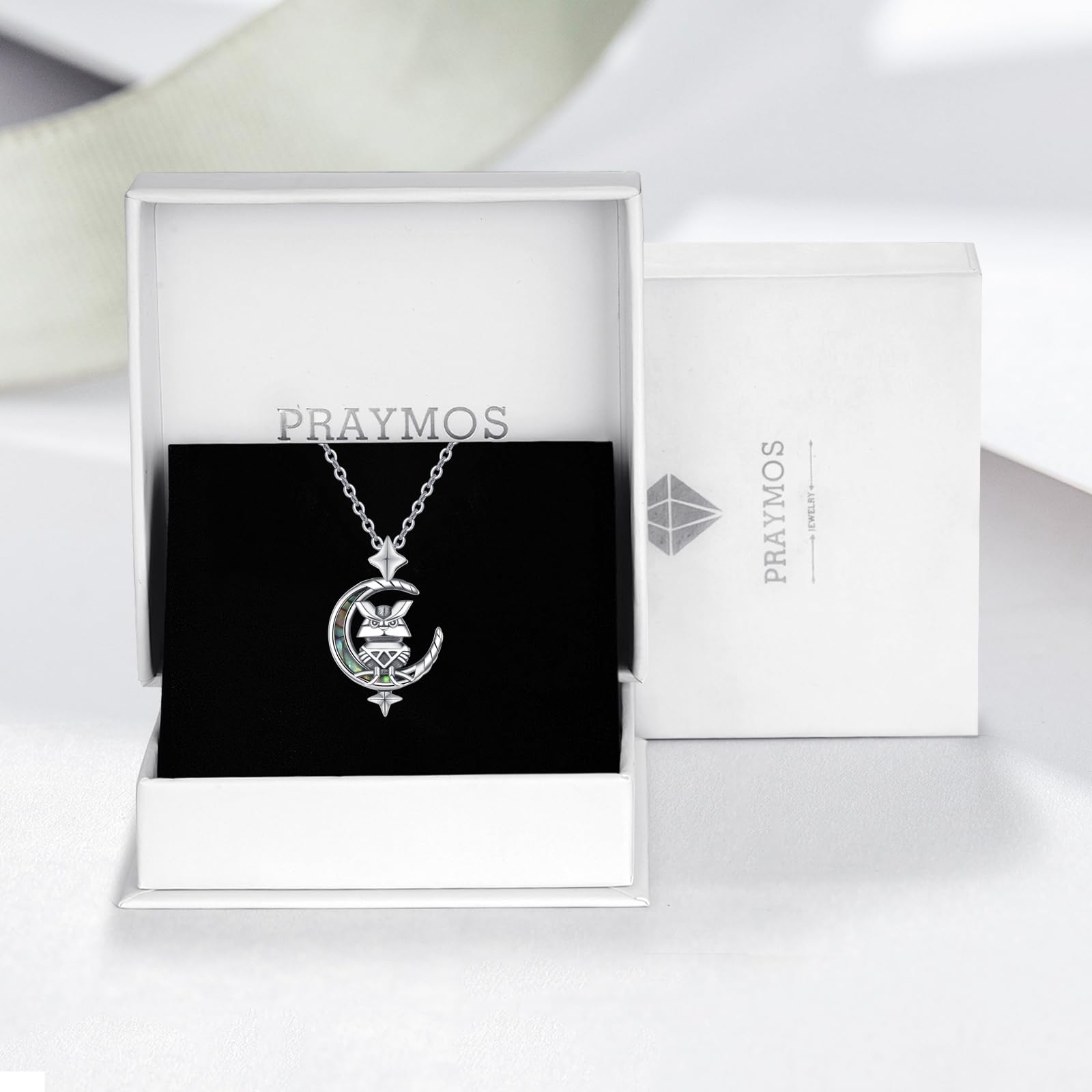 PRAYMOS Dragonfly Necklace for Women Sterling Silver Natural Abalone Shell Pendant Daity Simple Dragonfly Jewelry Gifts 18+2" Adjustable Chain