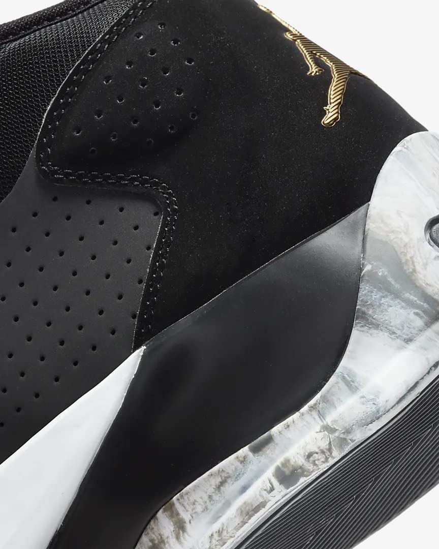 Nike Jordan Zion 2 Unisex Shoes, Black/Metallic Gold, 8 M US