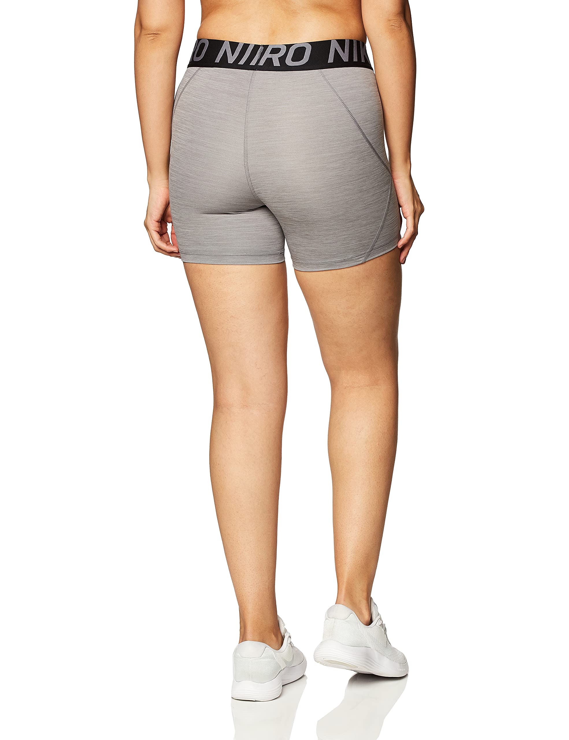 Nike Womens Pro 5 Team Training Shorts (Charcoal, Large) (Royal, Large)