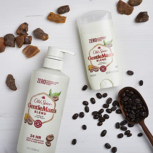 Old Spice Men's Deodorant Aluminum Free Coffee & Amber, 3.0oz (Pack of 12)