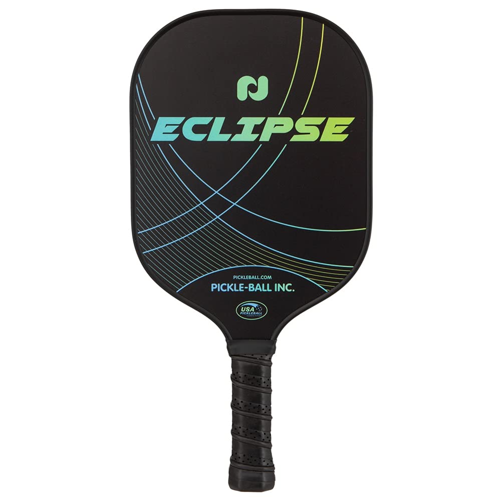 Pickle-Ball Eclipse Graphite Complete Pickleball Set | Includes 3.0 Portable Net System + 4 Graphite Pickleball Paddles + 4 Outdoor Pickleballs + Pickleball Duffel Bag + USAPA Rulebook