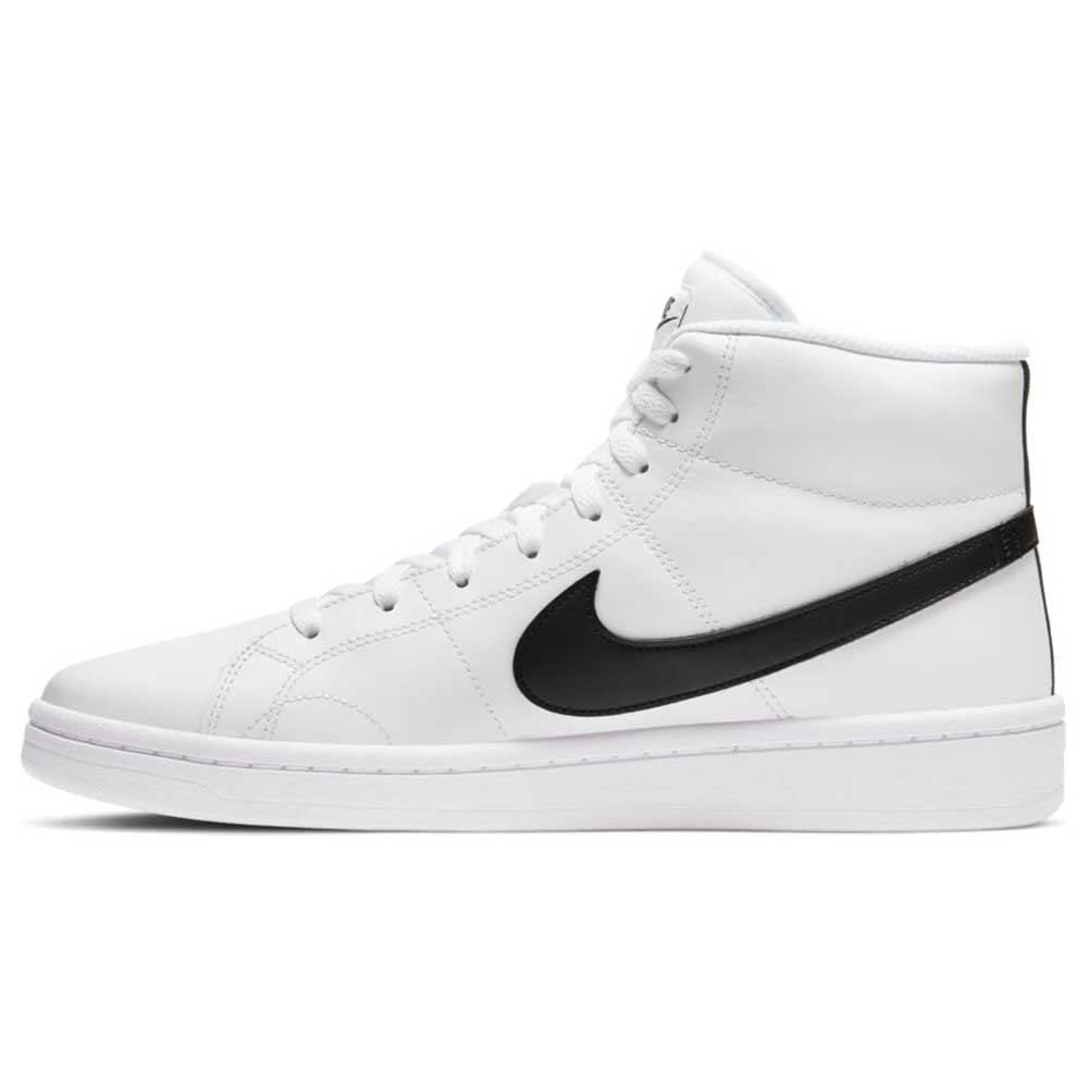 NIKE Men's Court Royale 2 MID Running Shoe, White Black White Onyx, 11.5 Narrow