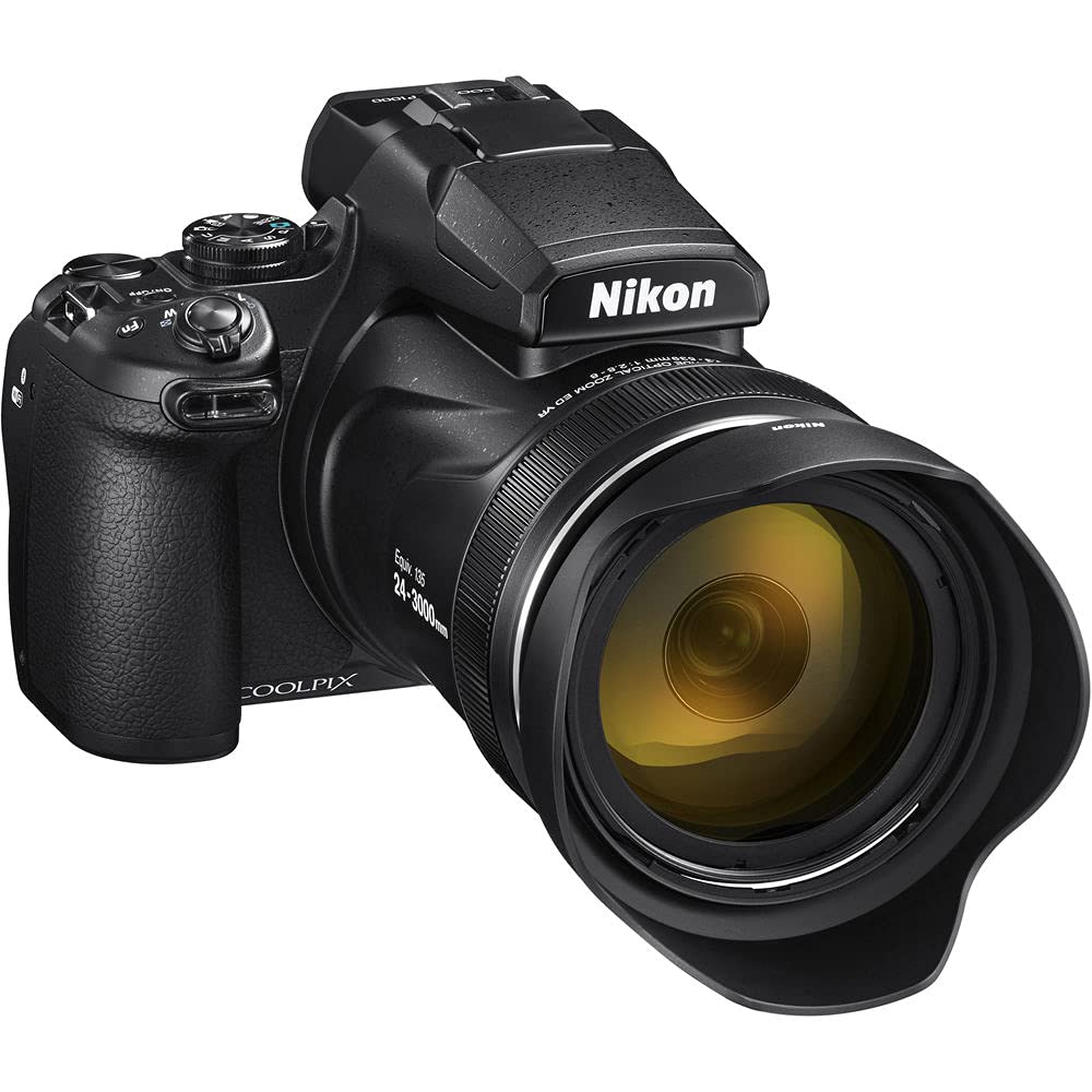 Nikon COOLPIX P950 16MP 83x Optical Zoom Digital Camera (26532) Deluxe Bundle Kit with Sandisk 64GB SD Card + Large Camera Bag + Filter Kit + Spare Battery + Telephoto Lens + More (Renewed)