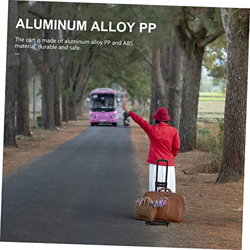 VILLFUL Foldable Dolly Utility Cart Foldable Rolling Cart Safe Dolly Hand Cart Foldable Luggage Cart Foldable Trolley Cart Foldable Hand Truck Hand Truck Foldable Portable