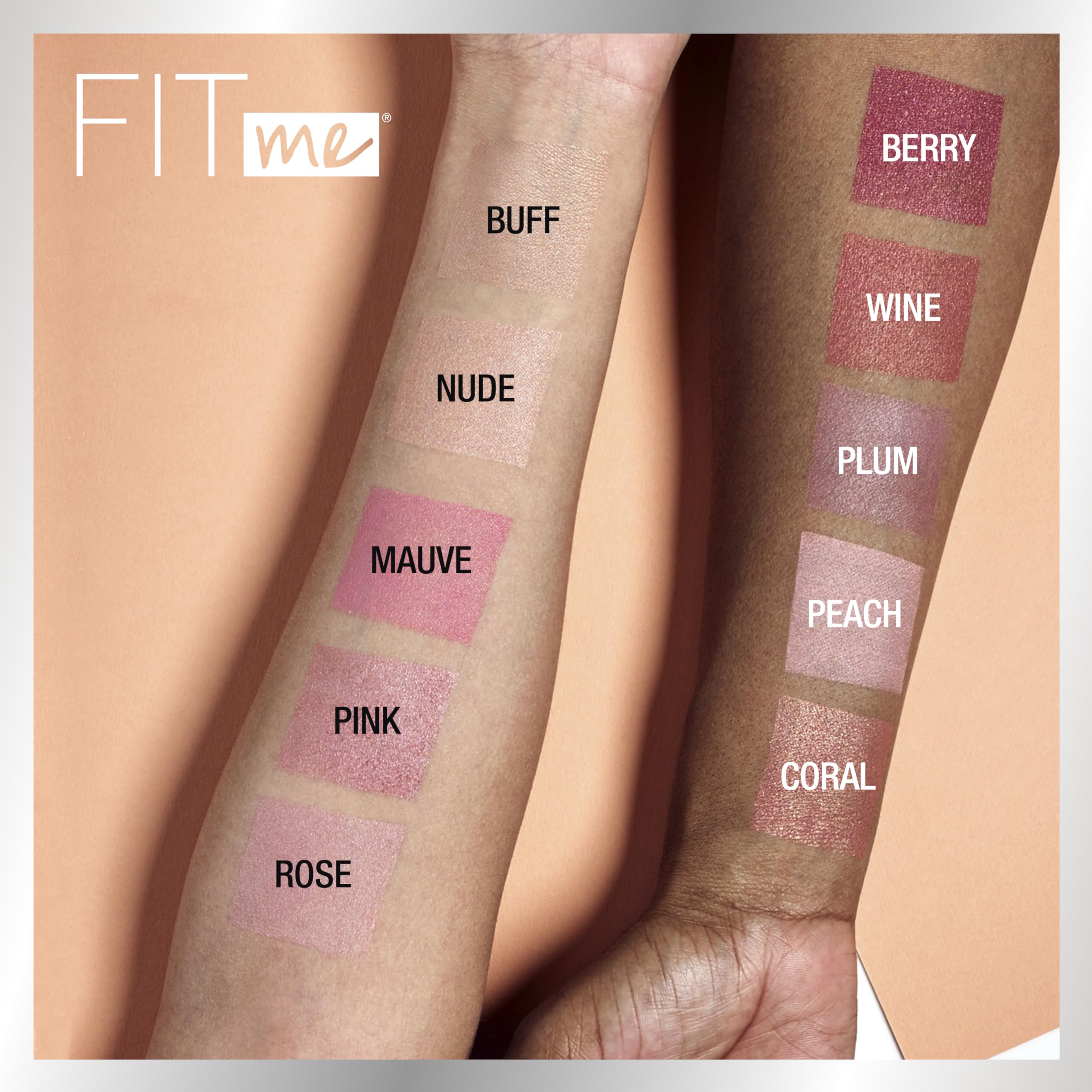 Maybelline Fit Me Blush, Lightweight, Smooth, Blendable, Long-lasting All-Day Face Enhancing Makeup Color, Pink, 1 Count