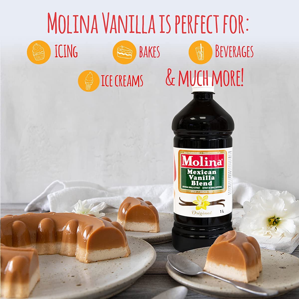 Molina Vanilla Blend 33.8oz (1l)