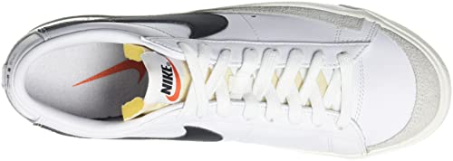 Nike Men's Low '77 Vintage Shoes Blazer, White/Black/Sail, 10