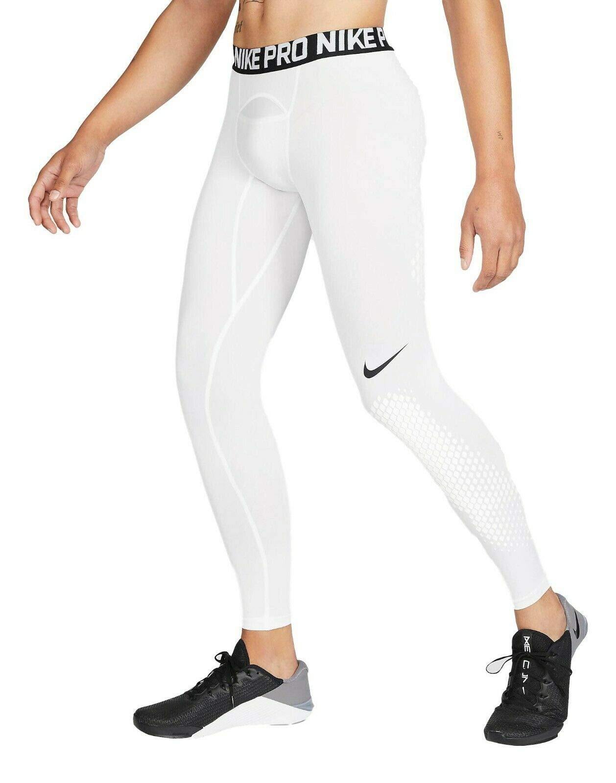 Nike Men's Pro Baseball Training Tights (White (Baseball Tights), X-Large)