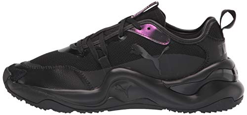 Puma Women's Rise Sneaker, Rainbow Dash Black, 11