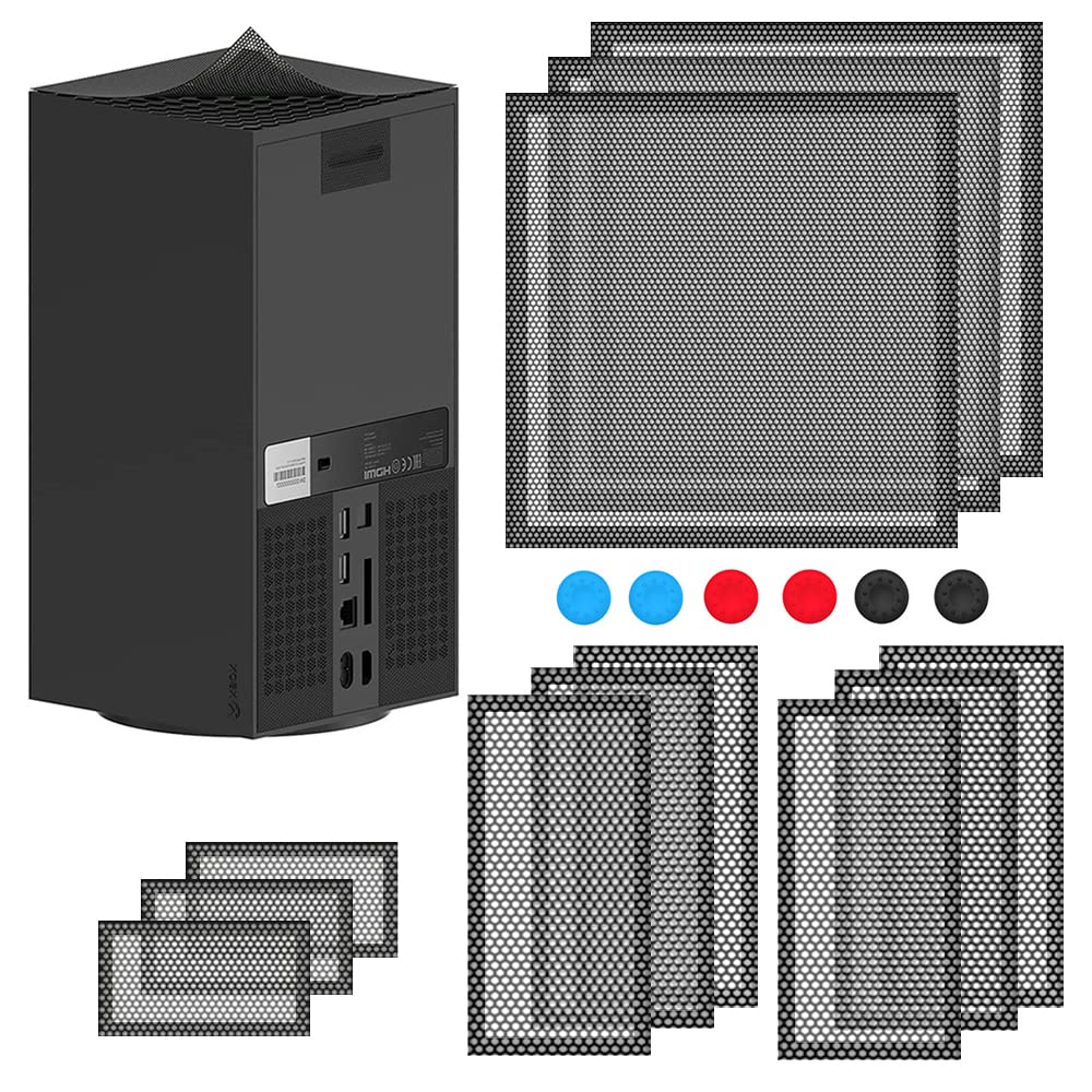YLMTKJ 3 Pack Dust Filter for Xbox Series X, Top Case/Vent Dust Proof Filter Cover Dust-Proof Cover for Xbox Series X Console