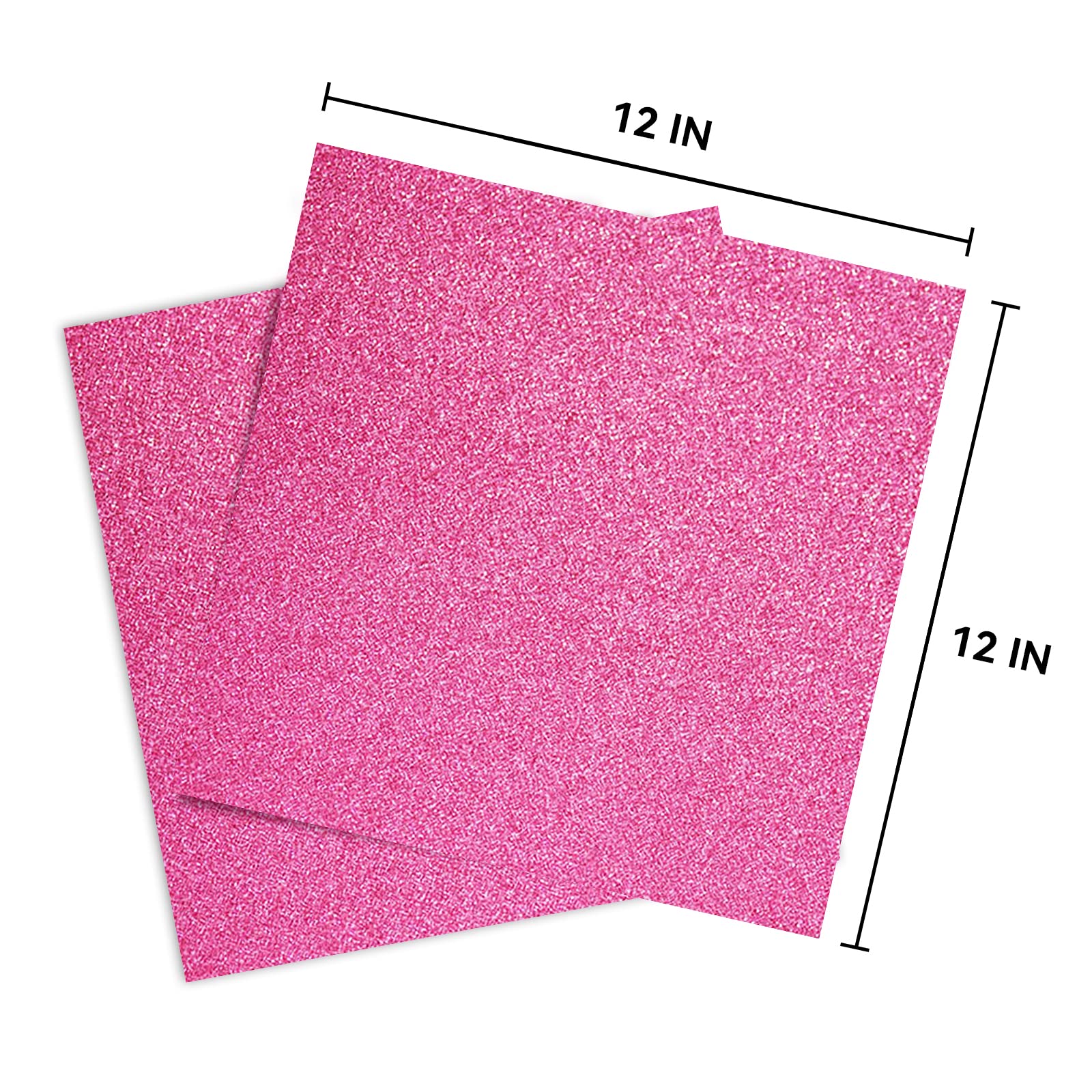 Pink Glitter Cardstock 12 x 12, Paper for Cricut, Thick Card Stock for Card Making, Scrapbooking, Craft(250Gsm 30Sheets)...