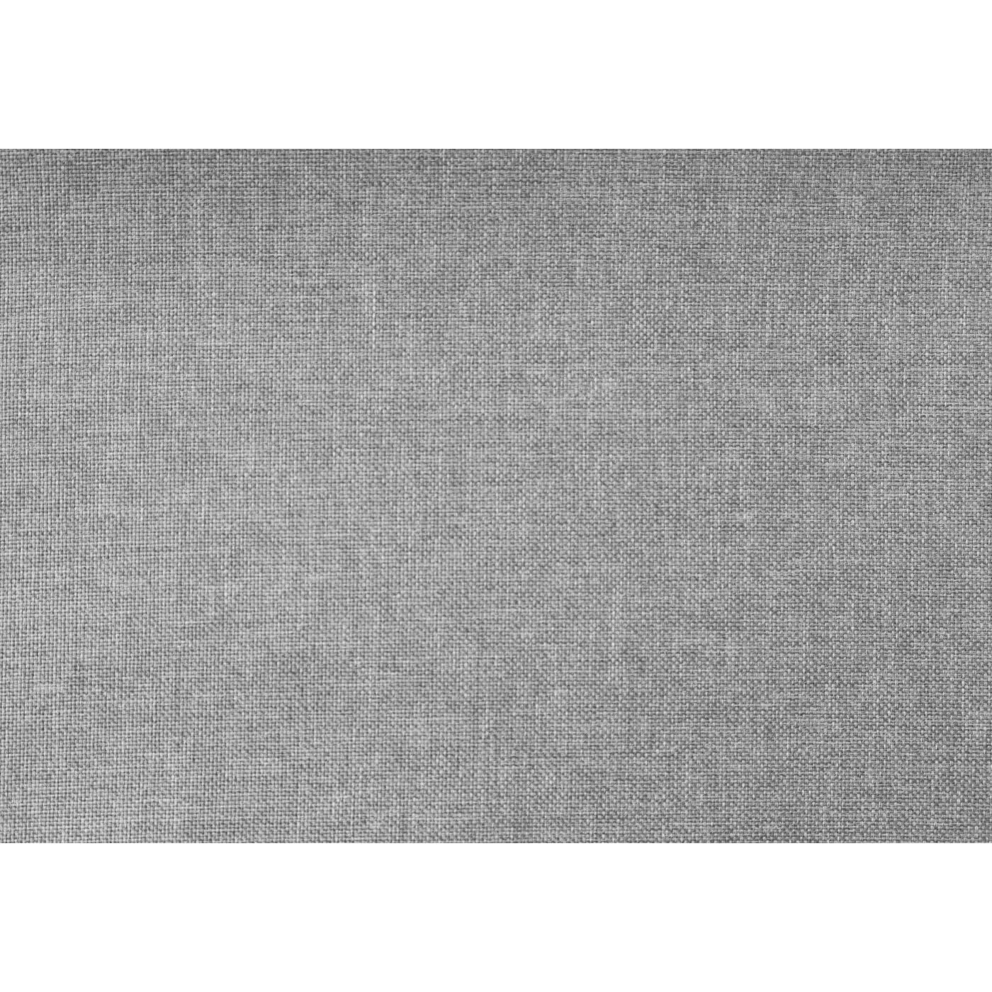 Monarch Specialties I 6021Q Bed, Queen Size, Platform, Bedroom, Frame, Upholstered, Linen Look, Wood Legs, Beige, Black, Transitional