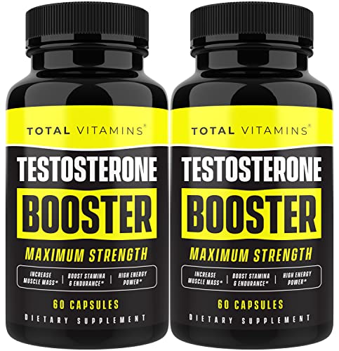 Testosterone Booster - Testosterone Supplement for Men - Male Enhancing Supplements - Testosterone Booster for Men Alpha Pills for Test Boost Max Muscle Growth, Libido, Energy, and Stamina Pills