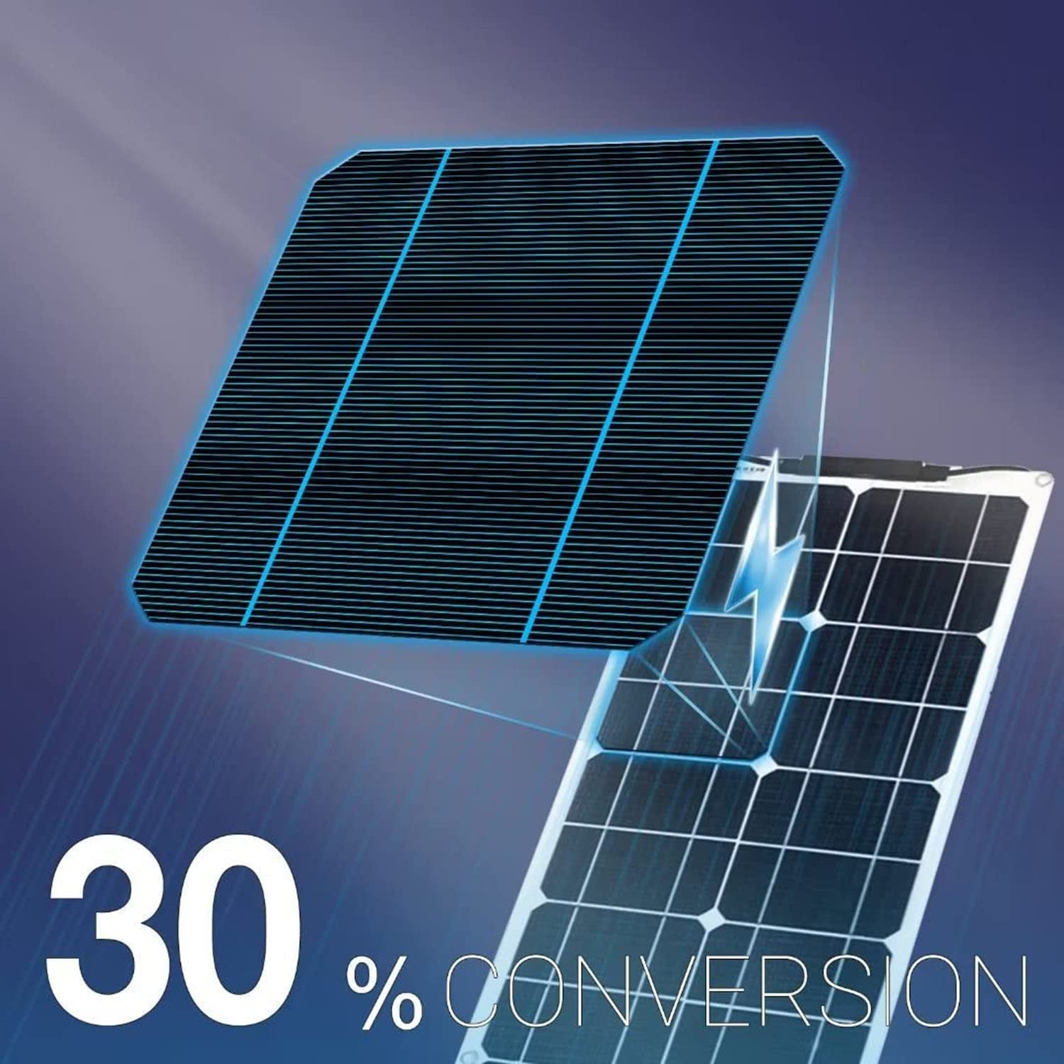 PUSHIZHIGUANG Solar Panel 400W 2pcs 200 Watt PET Flexible Solar Panel Portable Monocrystalline Solar Battery Charger for Car Yacht Battery Boat with 40A Controller
