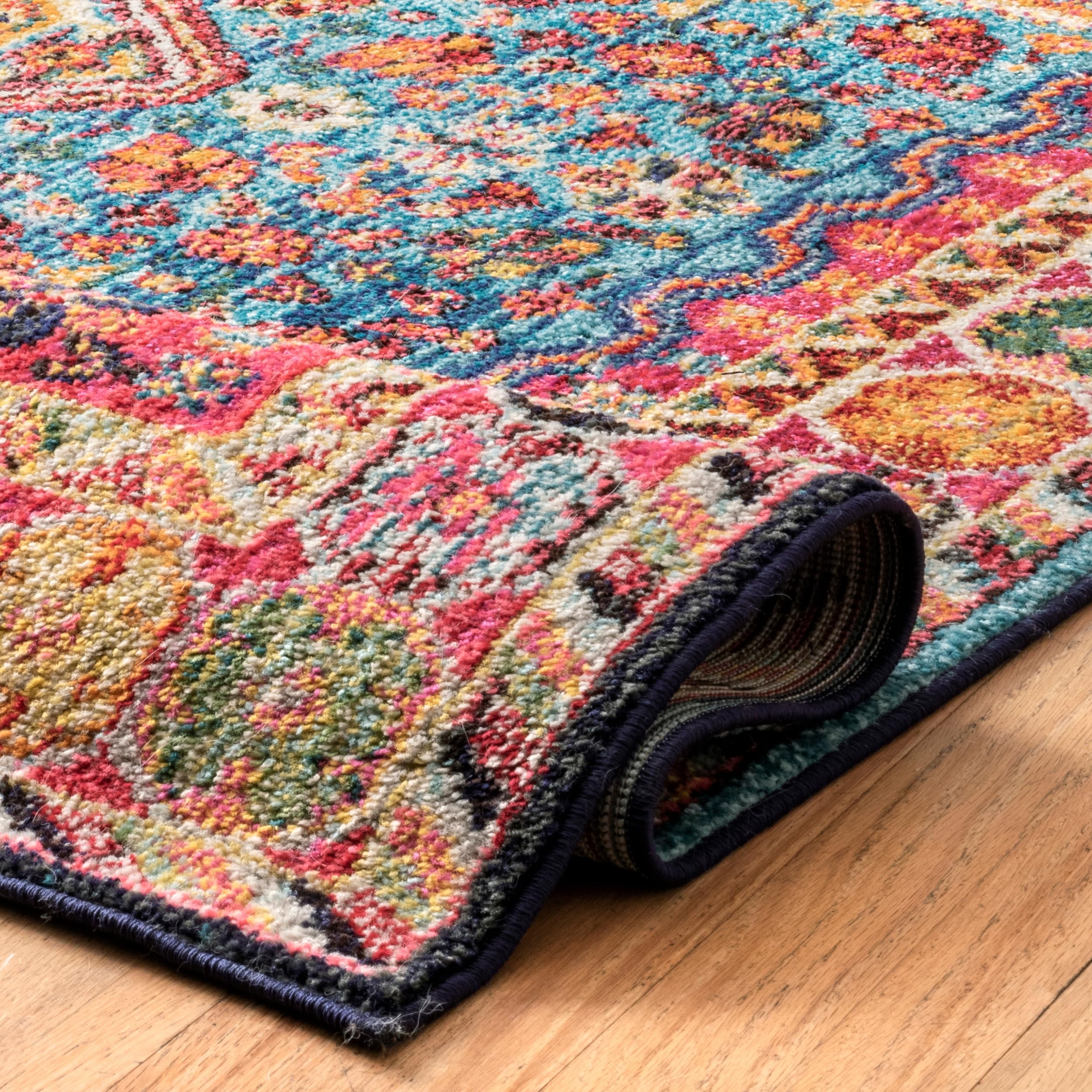 nuLOOM Erline Colorful Bohemian Runner Rug, 2' 6" x 6', Multi
