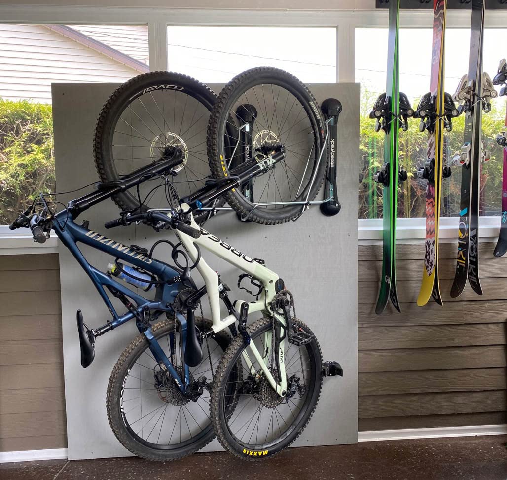 Steadyrack Bike Racks - Mountain Bike Rack - Wall Mounted Bike Rack Storage Solution for Your Home, Garage, or Bike Park - 2 Pack