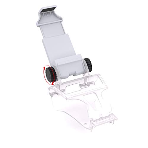 PS5 Controller Mobile Gaming Clip, PS5 Controller Phone Mount Adjustable Phone Holder Clamp, White