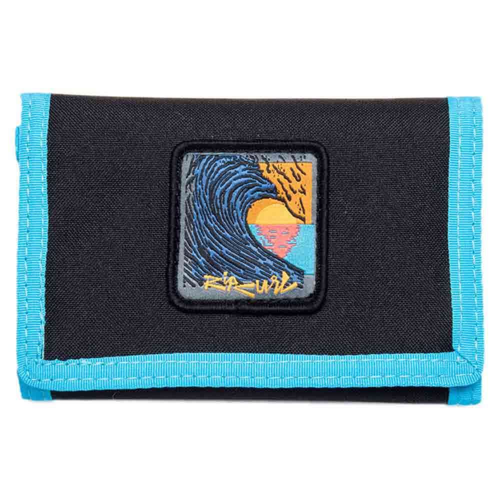 Rip Curl Trifold Wallet ~ Badge Surf black blue