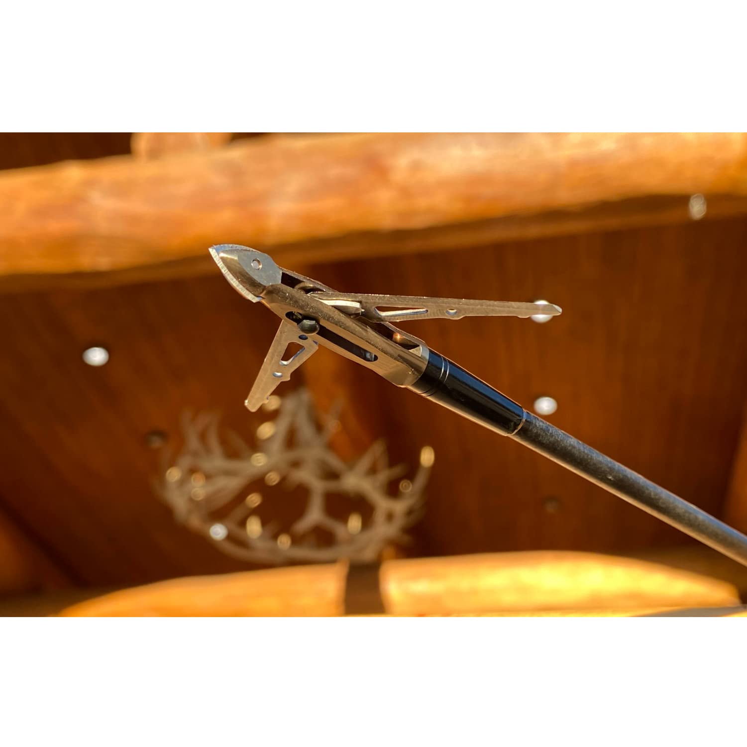 NEW ARCHERY PRODUCTS Killzone Maxx 2 Blade Rear-Deploying 100 Grain Cut-On-Contact Tip Mechanical Broadheads with 2 3/8" Cutting Diameter & Spring-Clip Design - 3 Pack