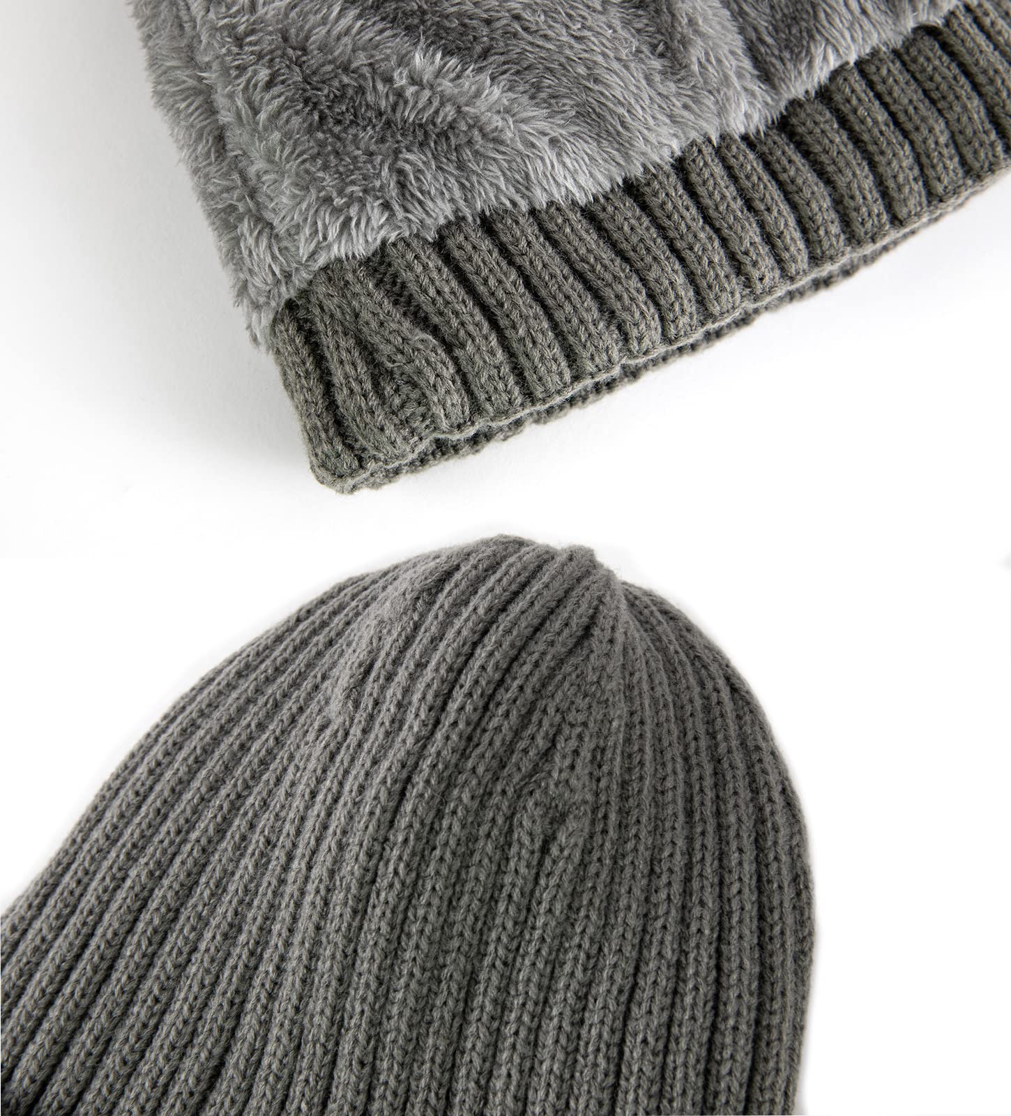 Villand Scarf Beanie Golves Set for Women and Men with Gift Box (Coffee)