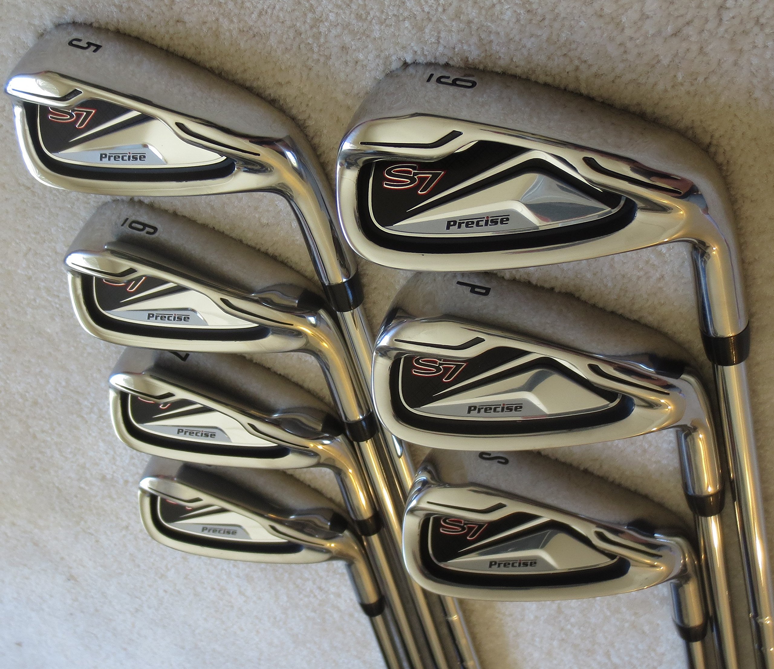 Mens Complete Golf Set Custom Made Clubs for Tall Men 6'0"- 6'6" Tall Driver, 3 & 5 Fairway Woods, Hybrid, Irons, Putter, Stand Bag Regular Flex