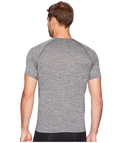 New Balance Men's Tenacity Short Sleeve, Heather Charcoal , X-Large
