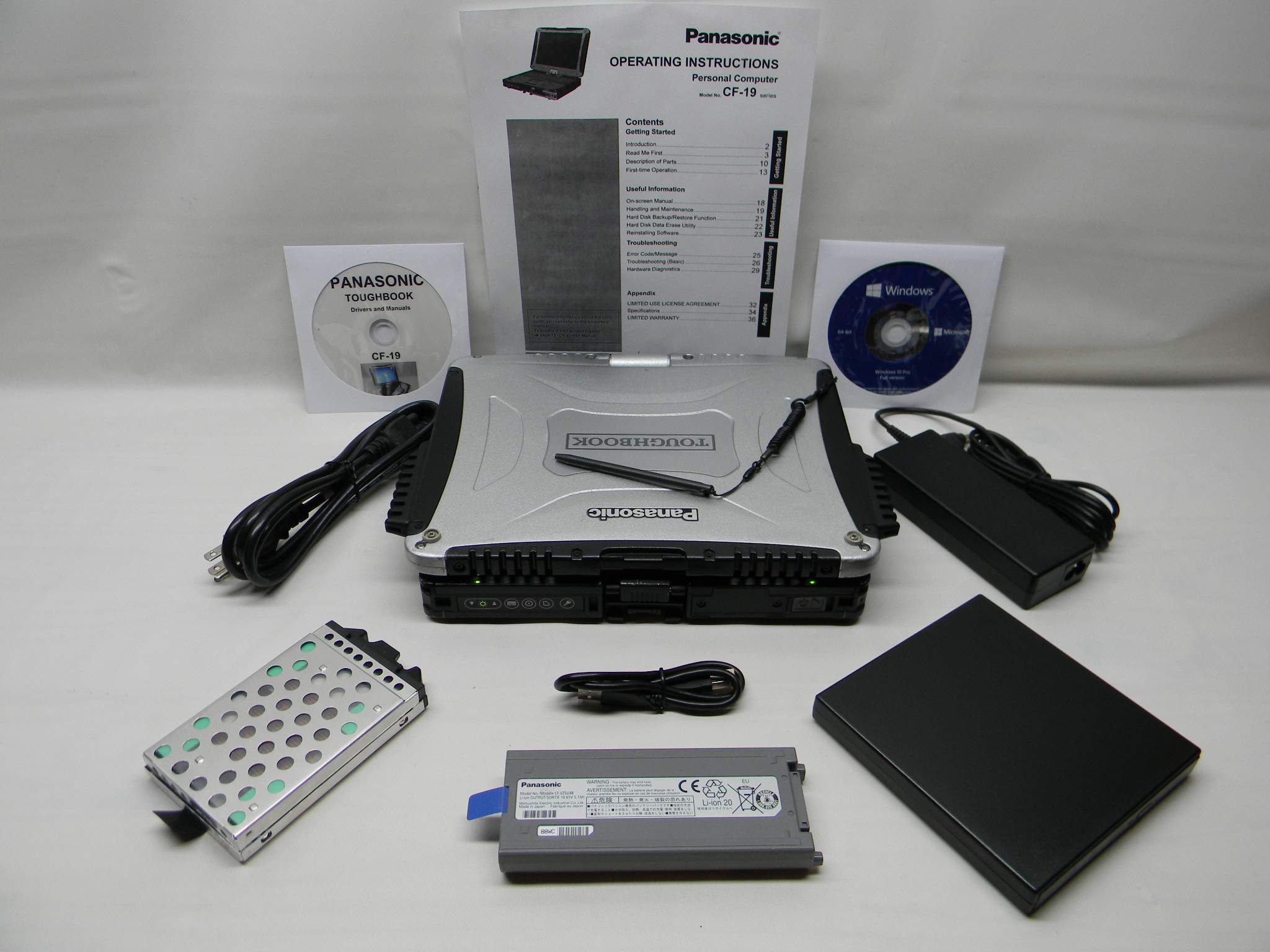 Toughbook Model CF-19 Super Rugged Extra Tough Tablet Win 10
