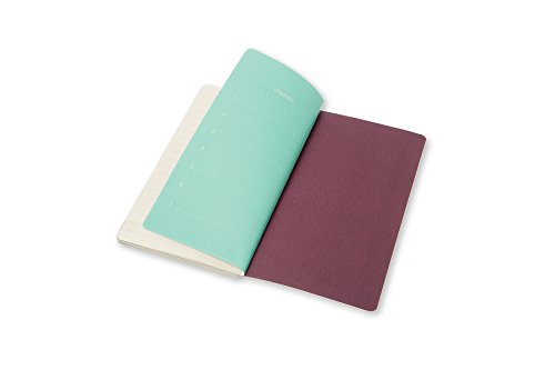 Moleskine Chapters Journal, Slim Large, Ruled, Plum Purple, Soft Cover (4.5 x 8.25)
