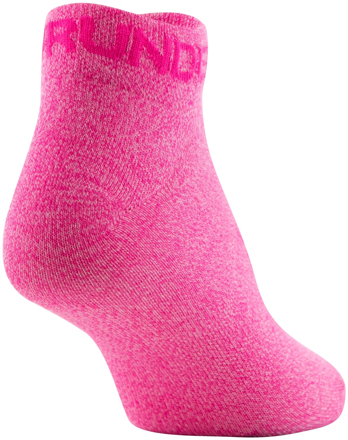 Under Armour Women's Essential Lightweight Low Cut Socks, 6-Pairs, Electro Pink/White/Electro Pink, Medium