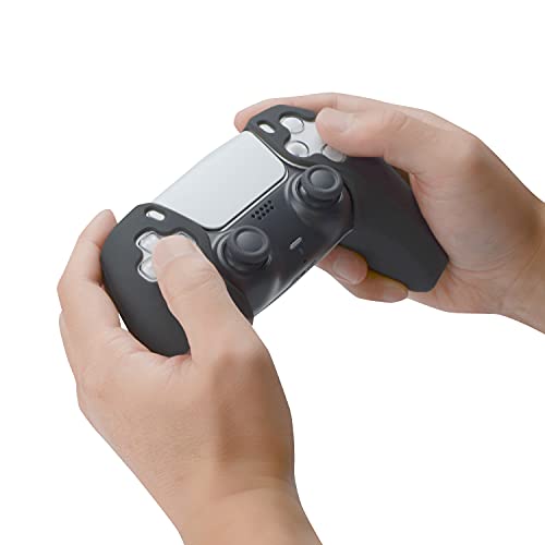 PS5コントローラ用保護カバー『セパレートシリコングリップ5(ブラック)』 - PS5